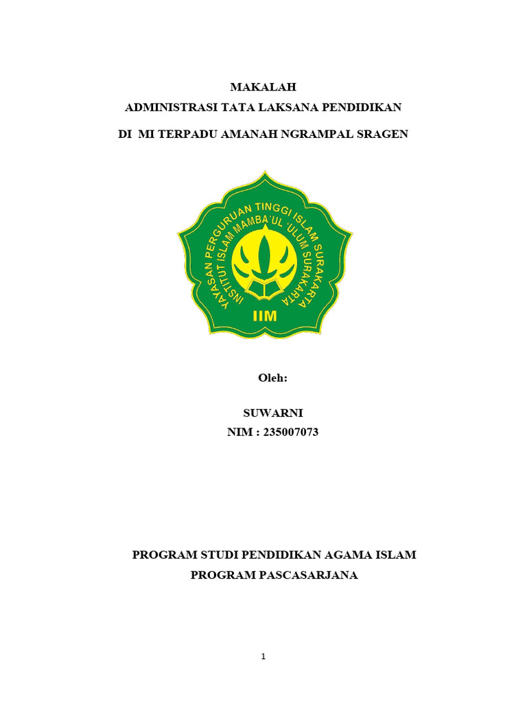Tata - Laksana - Pendidikan SWARNI | PDF