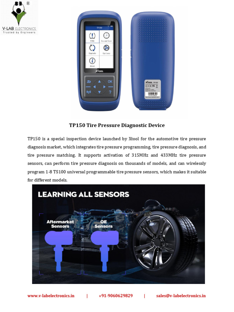 TP150: Comprehensive TPMS Tool | PDF