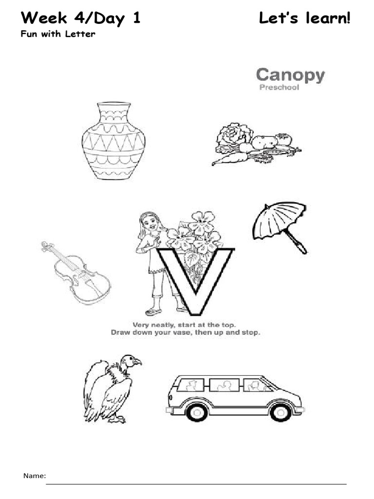 Week 4 Learning Activities for Kids | PDF