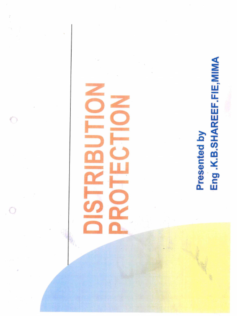 Distribution Protection | PDF
