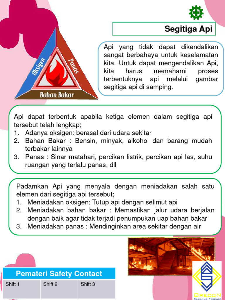 Safety Talk Segitiga Api | PDF