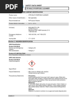 CLR Calcium Lime Rust Remover SDS Summary | PDF | Household Chemicals ...