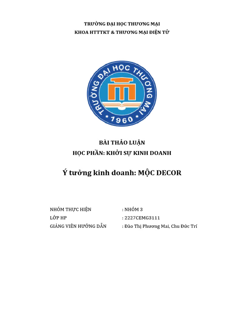 BÀI THẢO LUẬN NHÓM 3 - KSKD | PDF