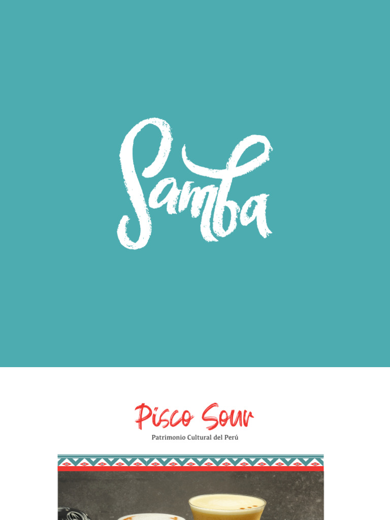 Samba Menu 2023 | Download Free PDF | Foods | Cuisine