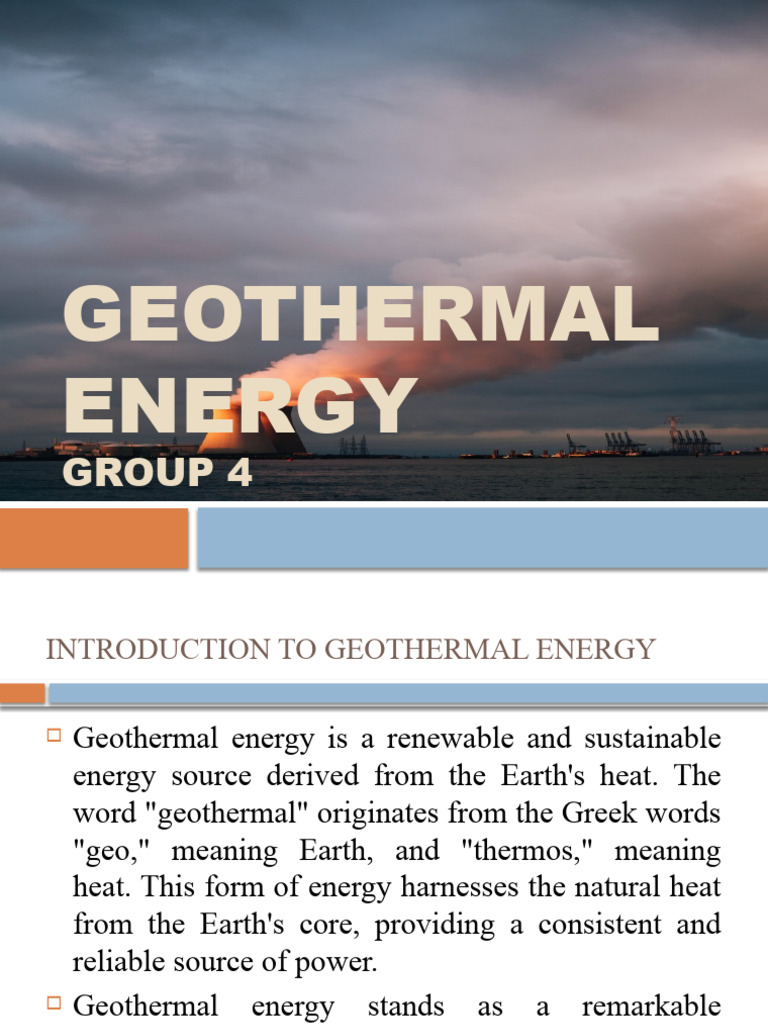Geothermal Energy Report Group 4 | PDF | Geothermal Energy | Power Station