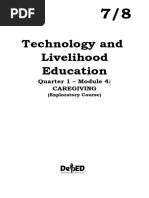 TLE G 7 - 8 Module 5 Caregiving - Week 8 9 Practice Occupational Health and Safety Procedures ...