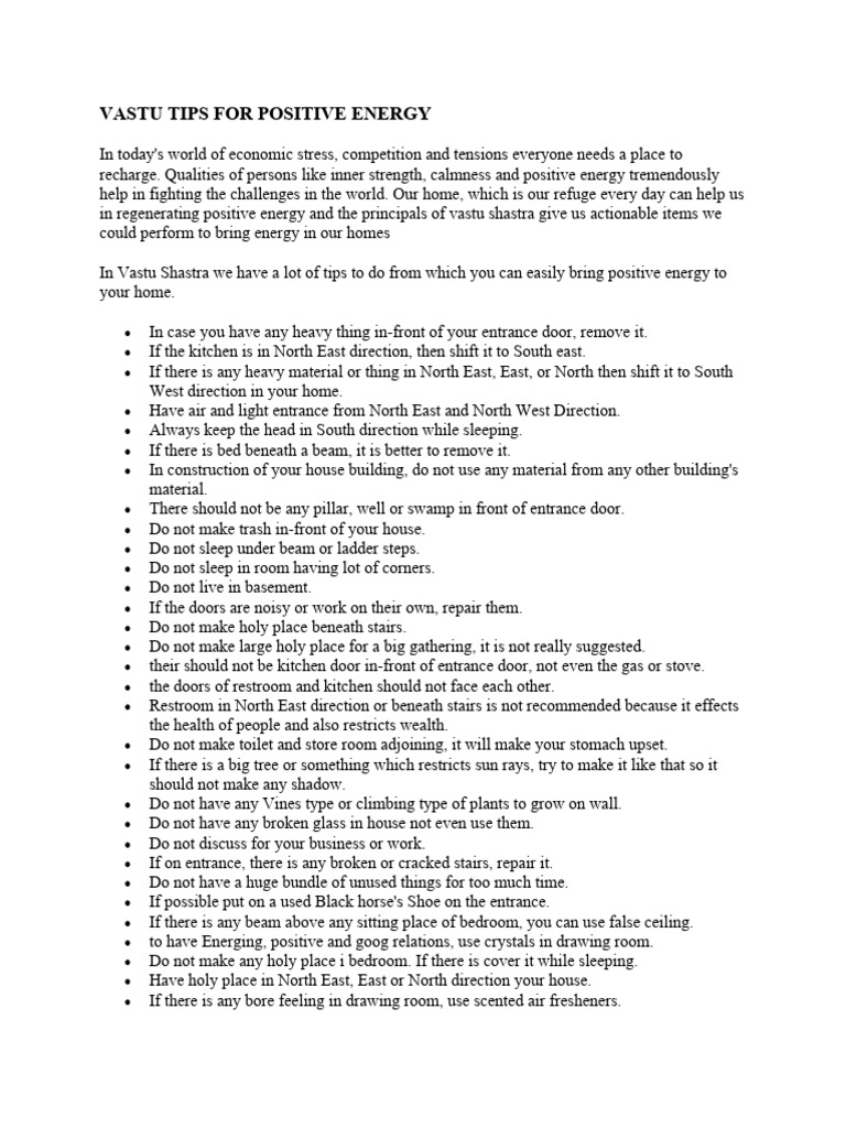 Positive Energy | PDF | Bedroom | Kitchen