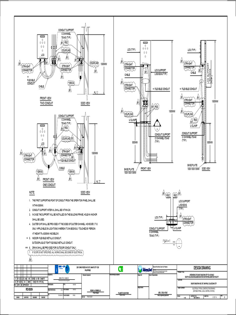 PA4-012001-B1 - Electrical Typical Construction Drawing | PDF