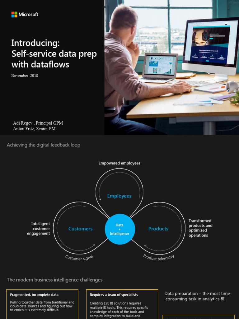 72 Introduction - Power BI Data Prep & Dataflows | PDF | Microsoft Azure | Cloud Computing