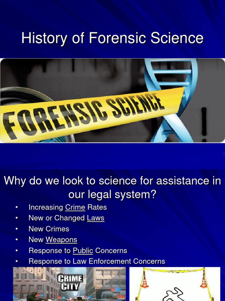 Forensic Science History USA | PDF | Forensic Science | Crimes
