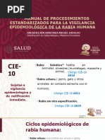 Manual - Rabia en Humano | PDF | Inmunofluorescencia | Rabia