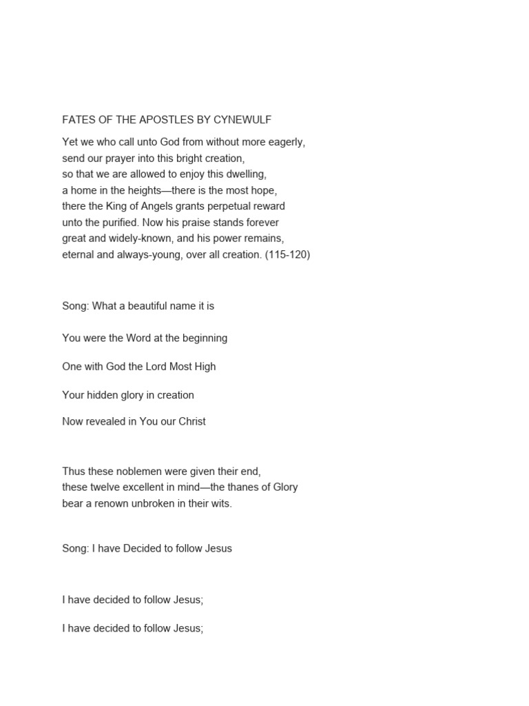 Fates of the Apostles Explained | PDF | Glory (Religion) | Heaven