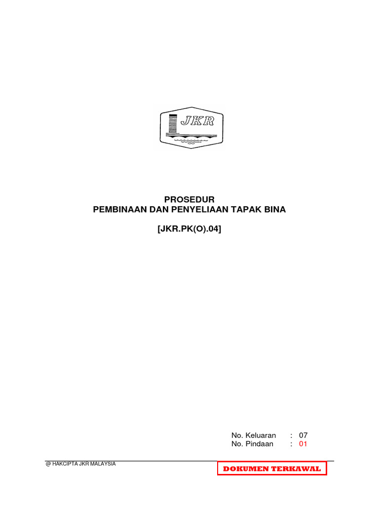 Latest Prosedur Operasi - Pindaan 7 Dis 2023 JKR - PK (O) .04 Rekod SPB ...