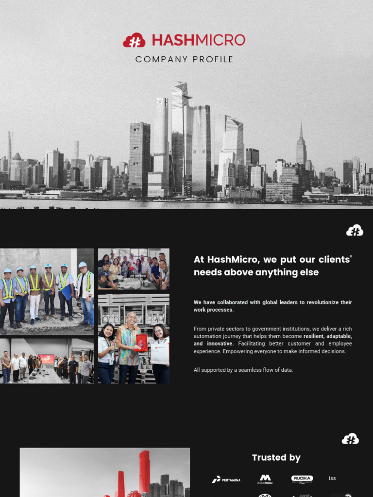 Company Profile HashMicro | PDF | Enterprise Resource Planning | Automation