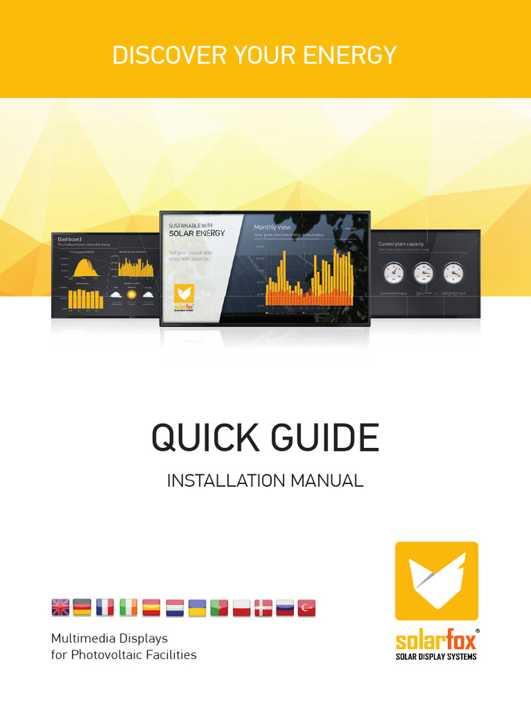 Solarfox-Quick-Guide - Multilingual | PDF | Electronics | Computing