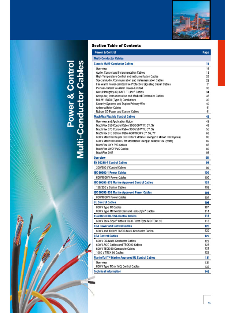 BELDEN Power & Control Cables APAC | PDF