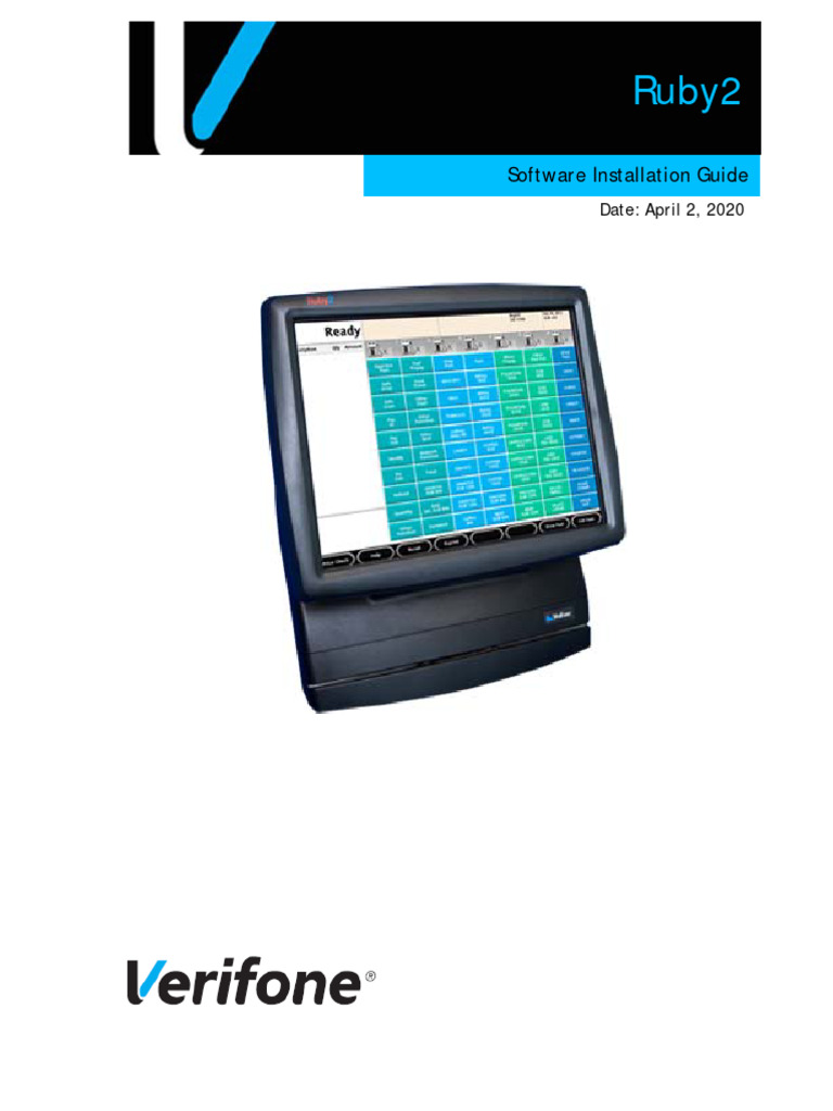 Verifone: Ruby2 Register - Software Installation Guide | PDF