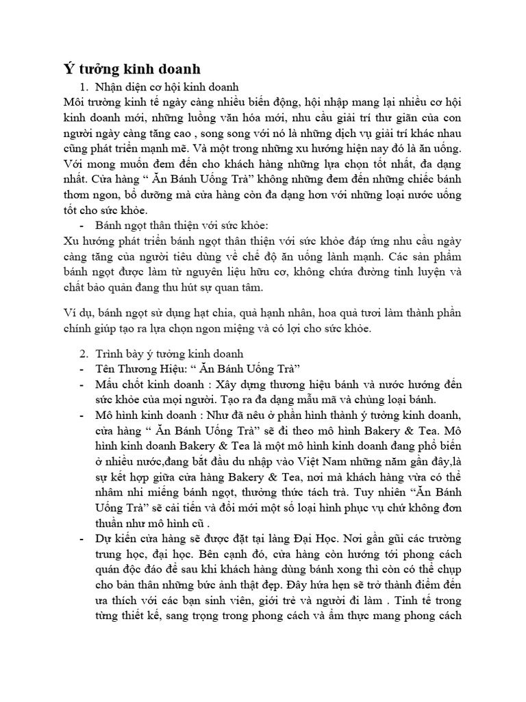 Ý Tư NG Kinh Doanh | PDF