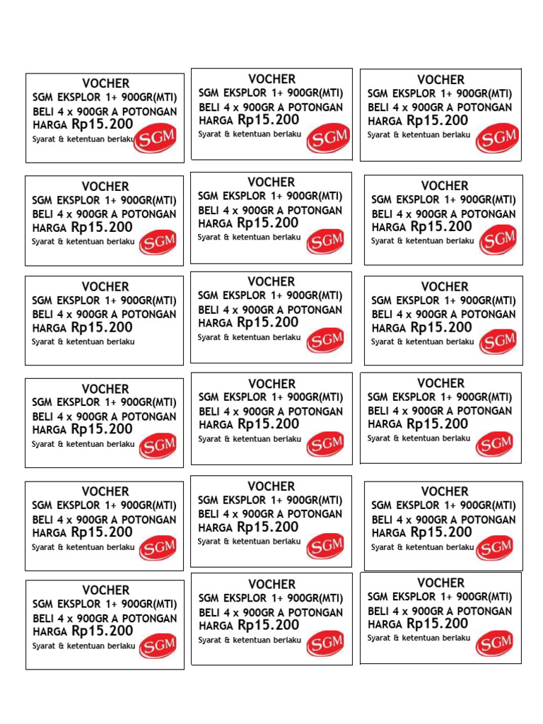 Vocher SGM | PDF