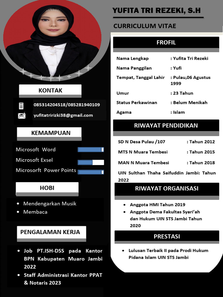 CV Yufita Tri Rezeki. | PDF