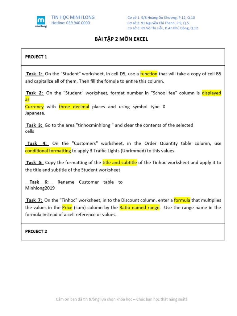 FILE CÂU HỎI - E BT2-có đáp án | PDF | Worksheet