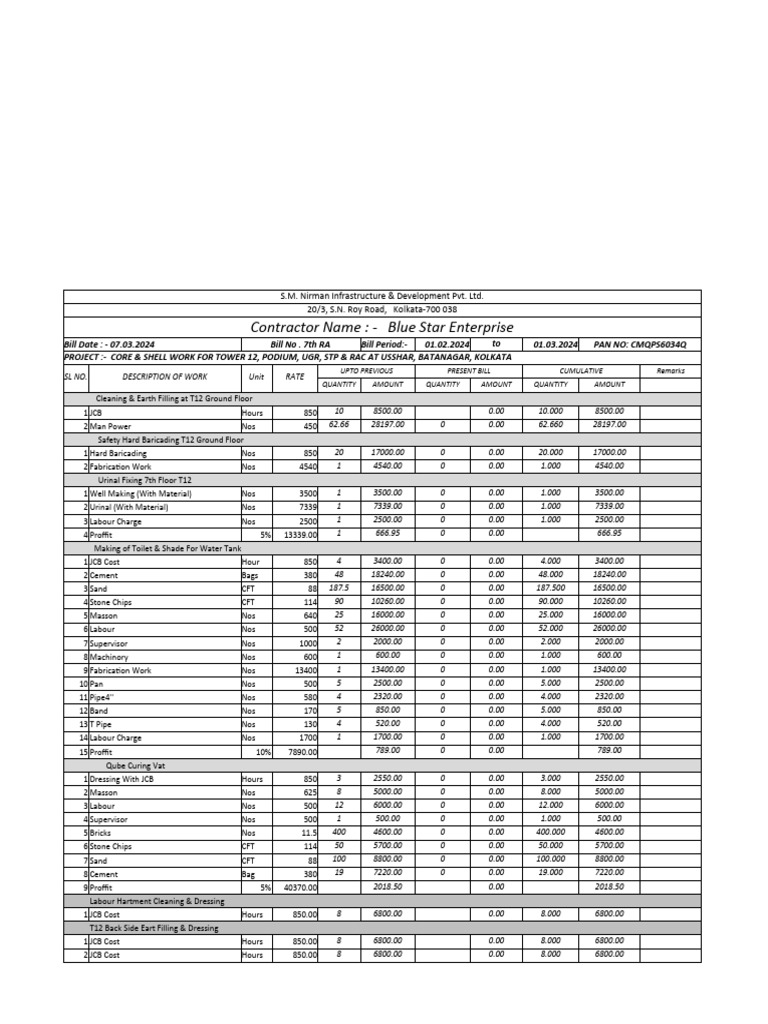 Blue Star RA7 | PDF | Building Technology | Materials