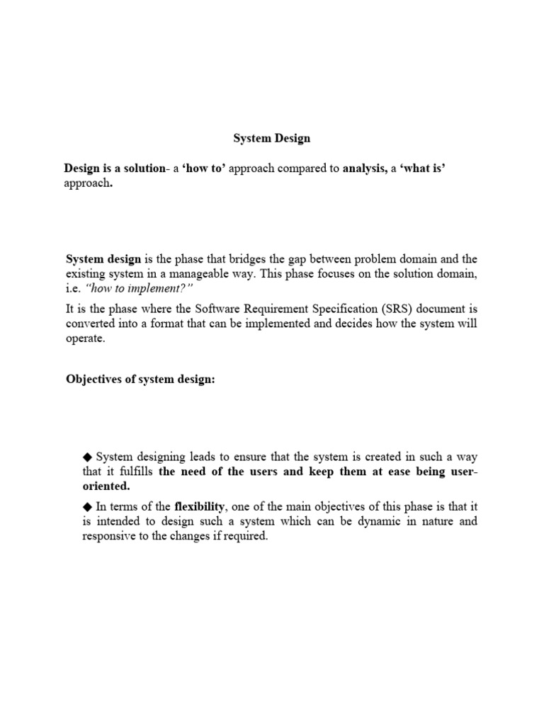 System Design | Download Free PDF | System | Conceptual Model