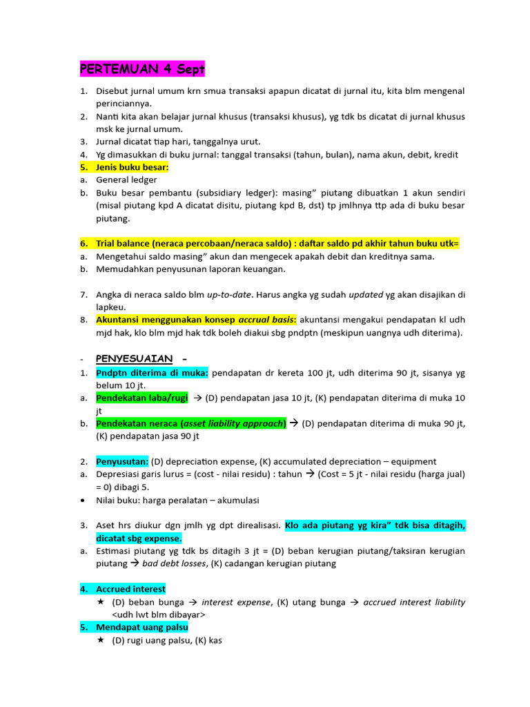 Catatan Akpeng (Pertemuan 4-7) | PDF