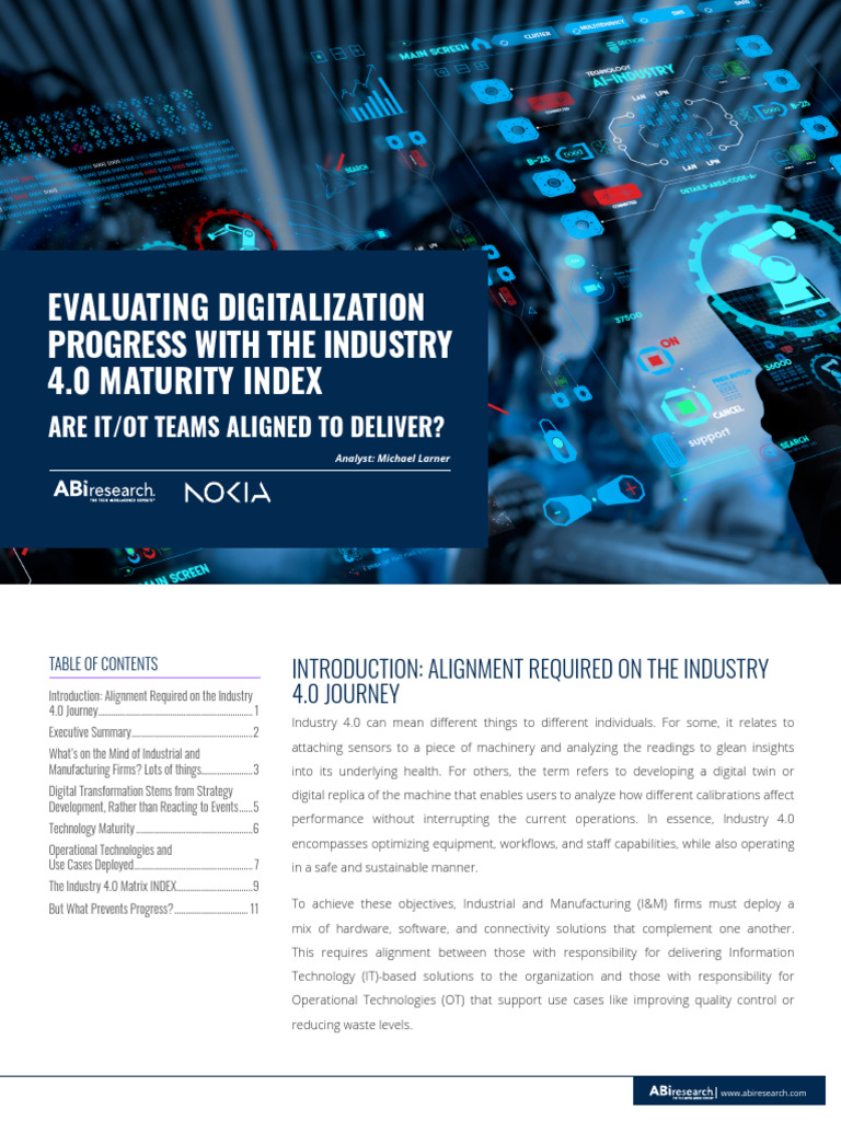 Nokia White Paper - Evaluating Digitalization Progress With The ...