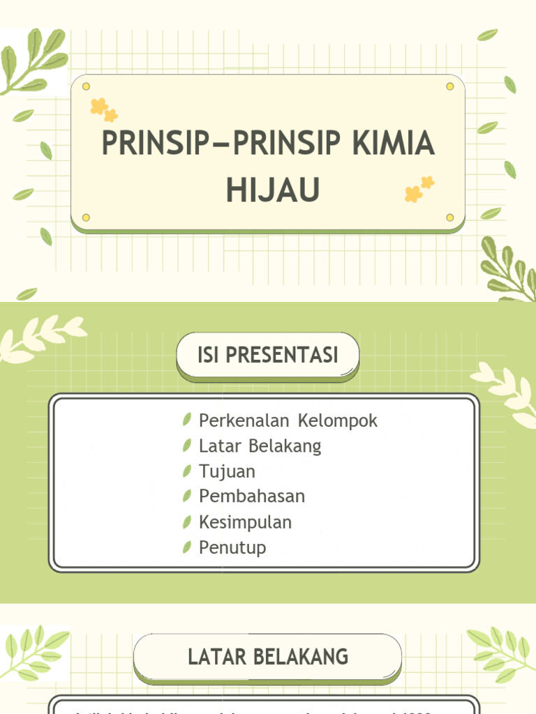 Hijau Imut Sederhana Laporan Kelompok Presentasi - 20230912 - 084622 - 0000 | PDF
