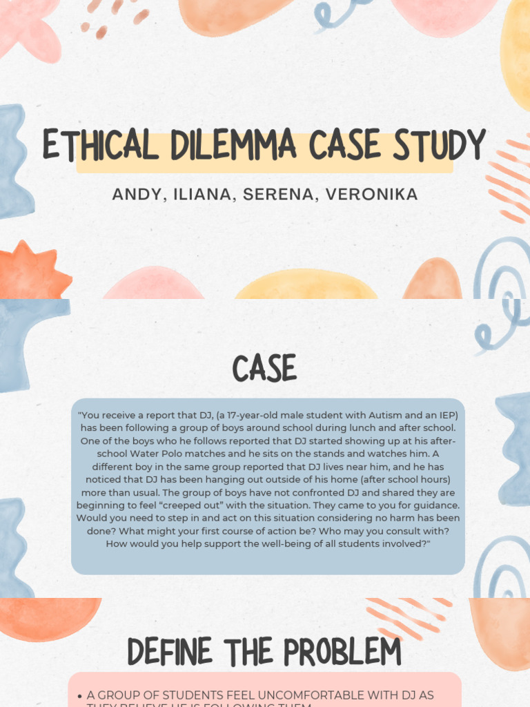 Ethical Dilemma Case Study Presentation | PDF | Psychology | Behavioural Sciences