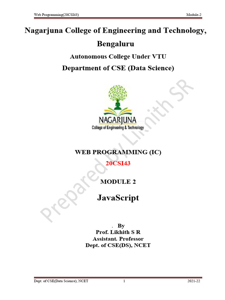 Module 2 Notes Pdf 