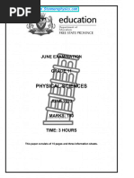 Grade 11 Physics Exam November 2023 | PDF | Euclidean Vector | Force