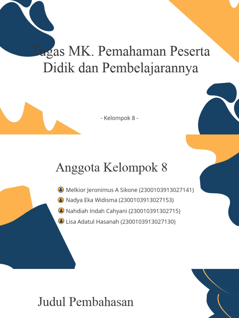 1 Presentasi Tugas PPD (Kel 8) FIX | PDF