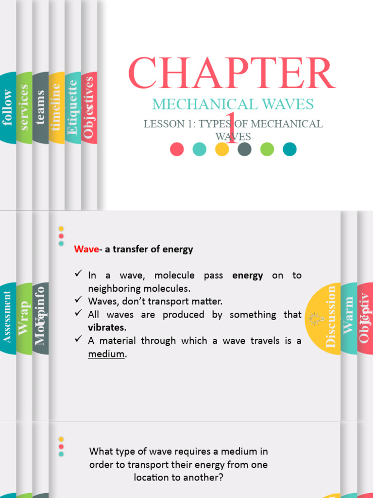 Lesson 2 Waves | PDF | Waves | Transmission Medium