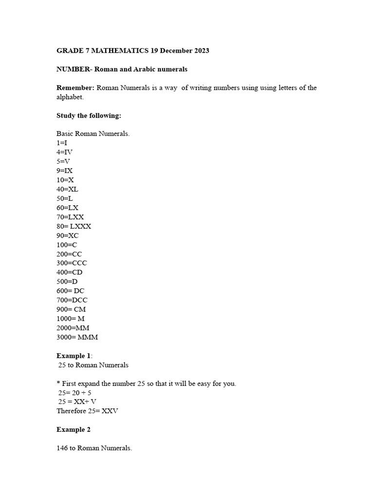 GR 7 Mathematics | PDF