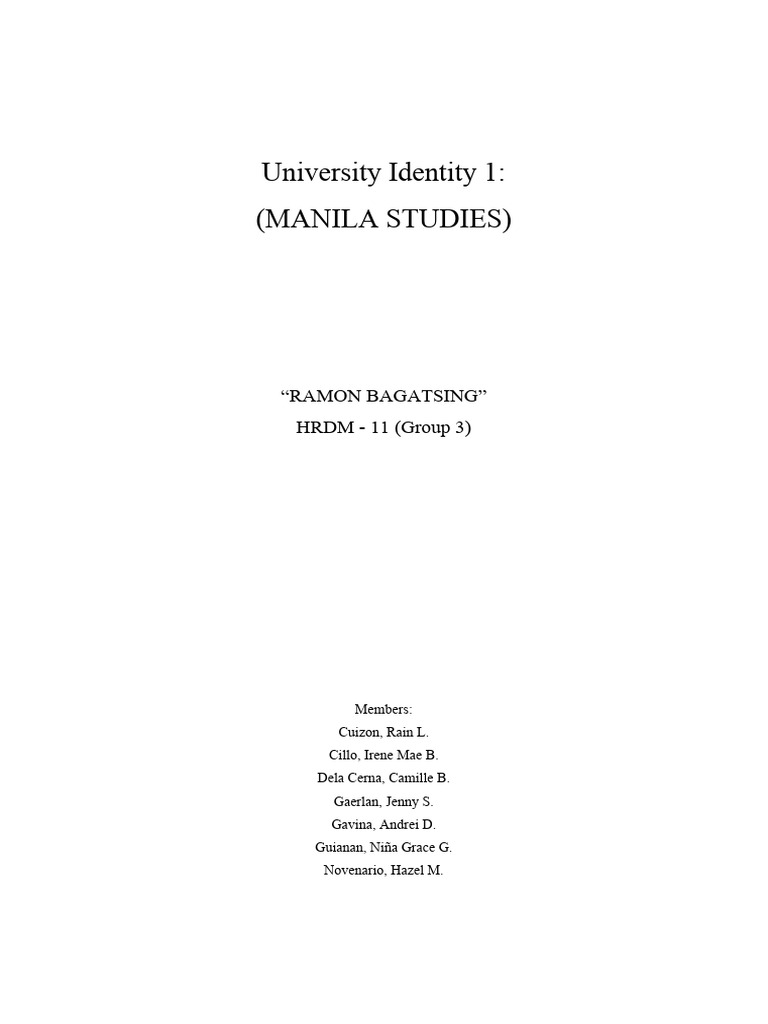 UID REPORT - Group 3 | PDF | Government