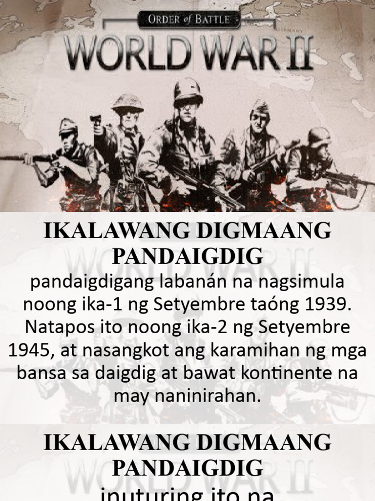 Ikalawang Digmaan | PDF