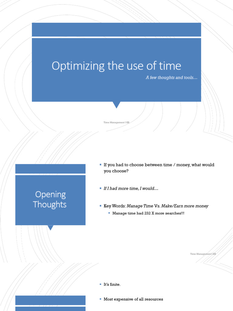 Effective Time Management Strategies | PDF | Cognition | Behavioural ...