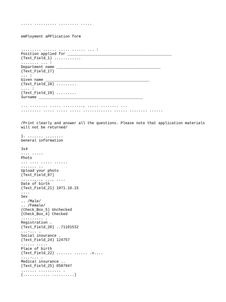 Oyu Tolgoi Aaviin Anket | PDF