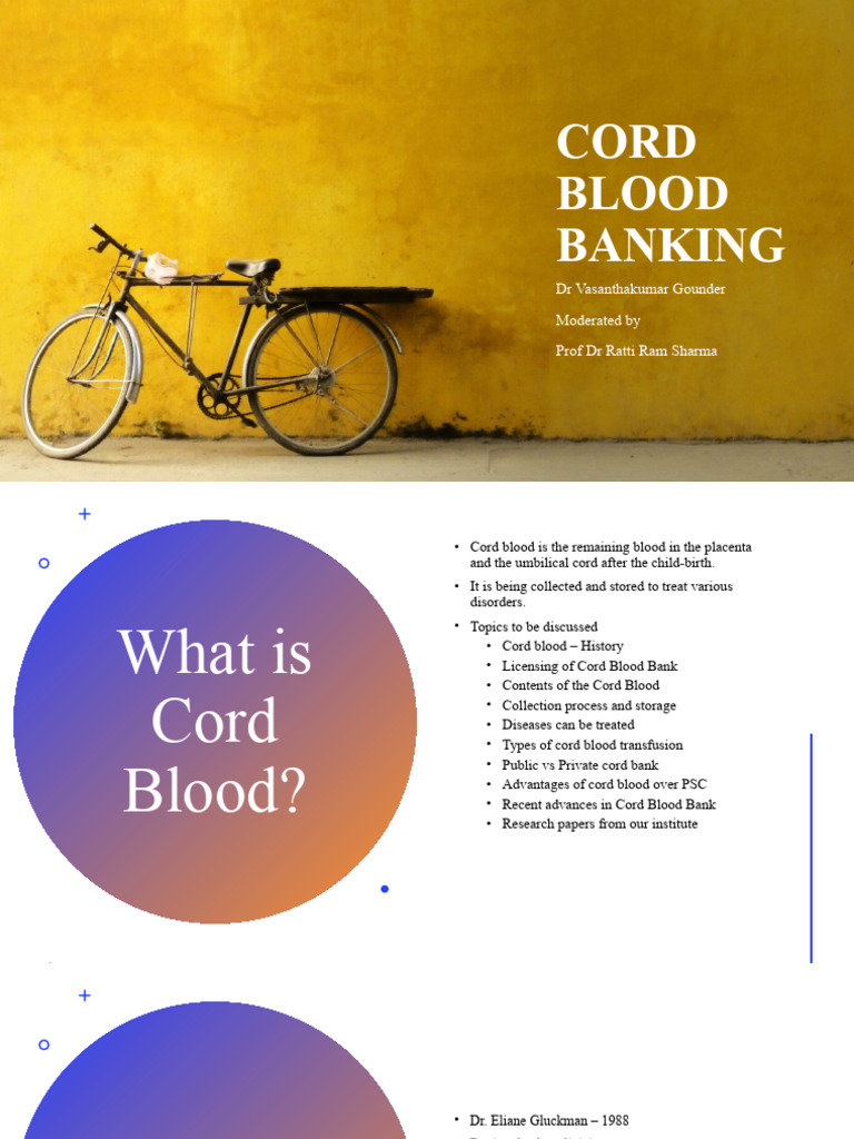 Cord Blood Banking in Kolkata | PDF | Hematopoietic Stem Cell ...