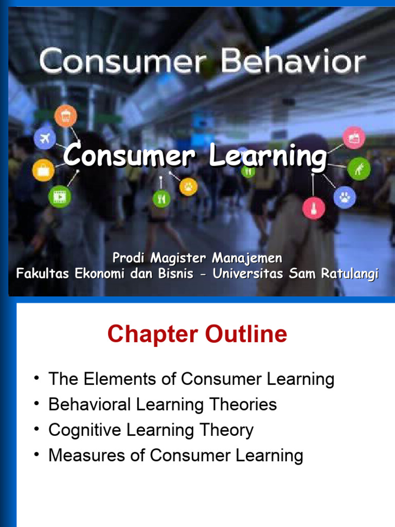 Consumer Behavior - Consumer Learning | PDF | Learning | Classical Conditioning