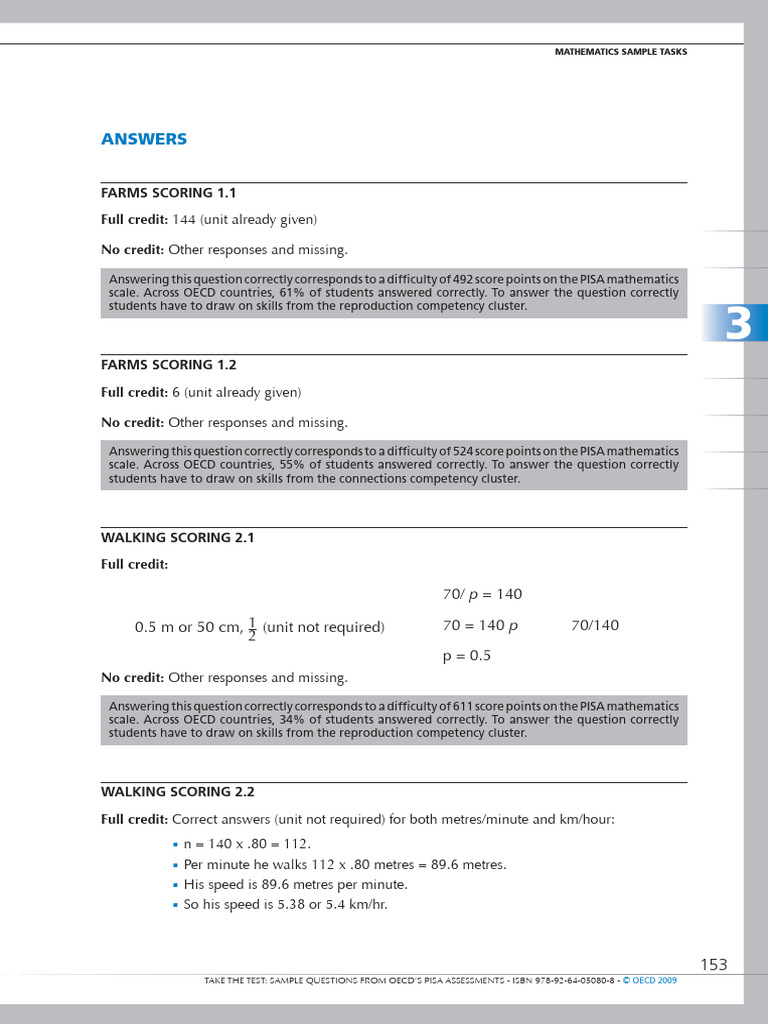B2 Mathematical Literacy Answers | PDF | Programme For International ...