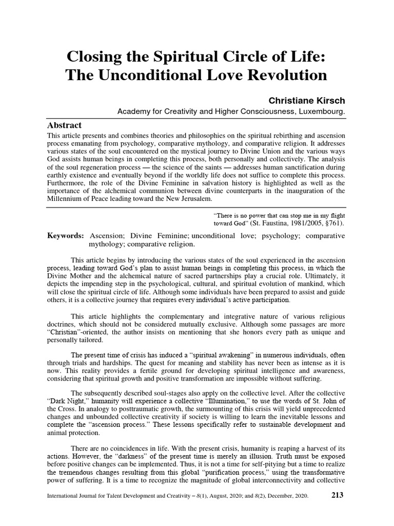 Closing The Spiritual Circle of Life | PDF | Soul | Mysticism