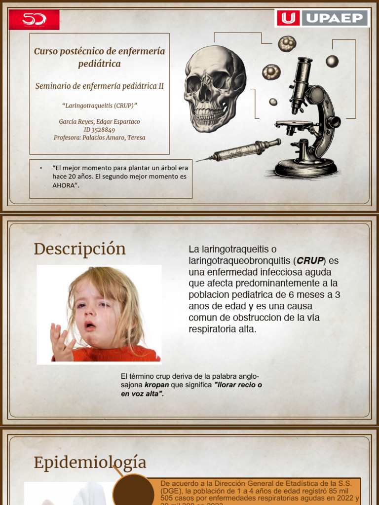 CRUP | Descargar gratis PDF | Enfermedades y trastornos | Medicina