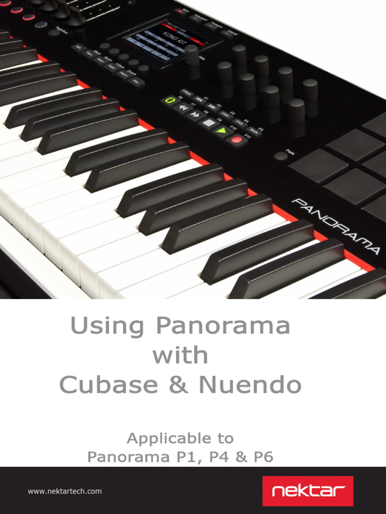 Cubase Setup And User Guide For Panorama P Series Windows Pdf Installation Computer