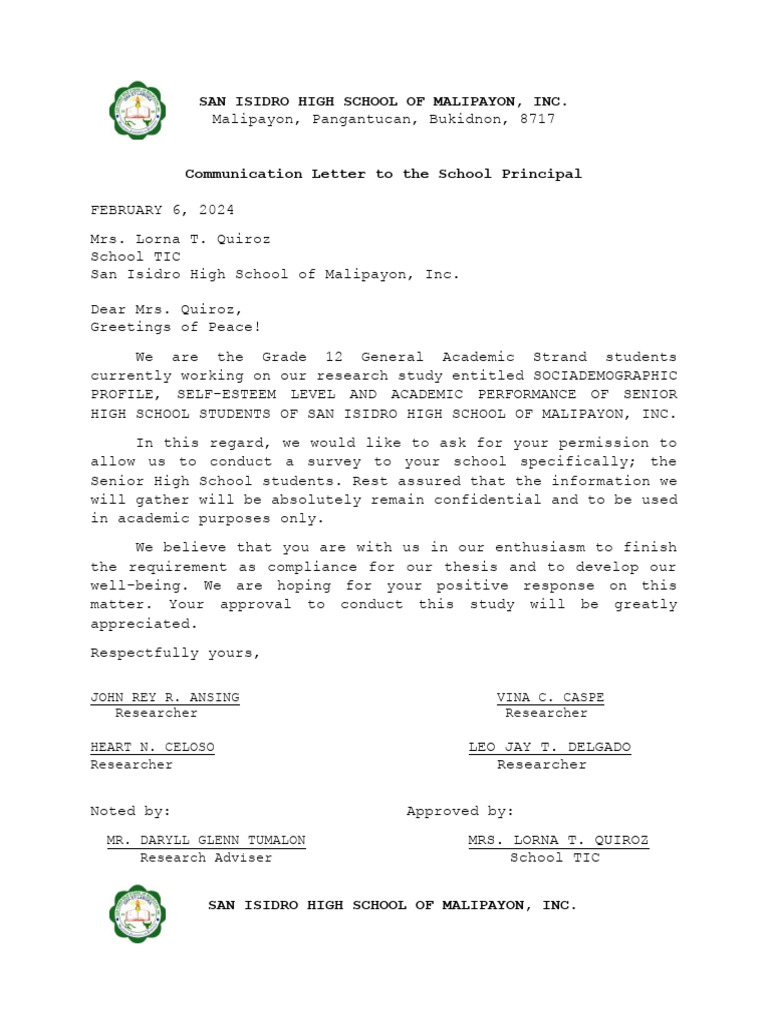 Jhon Rey Ansing Letter | PDF