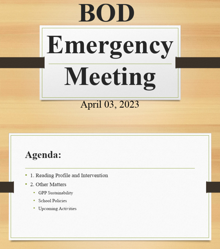 4th BOD Meeting | PDF