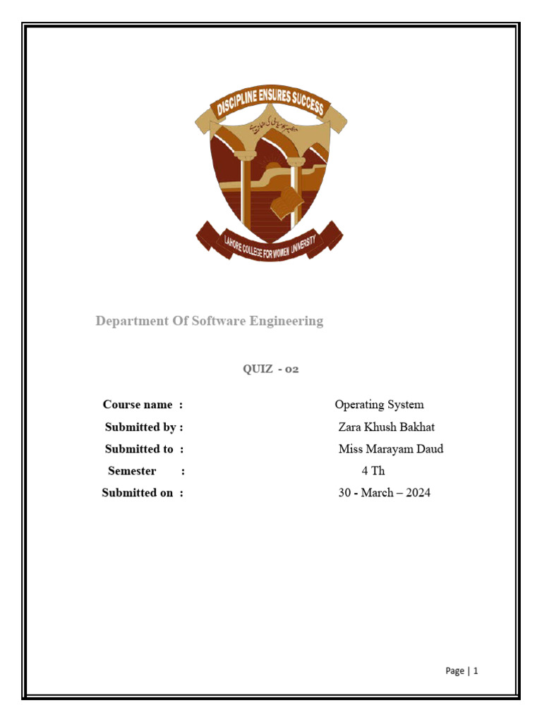 Quiz 2 | PDF | Thread (Computing) | Kernel (Operating System)