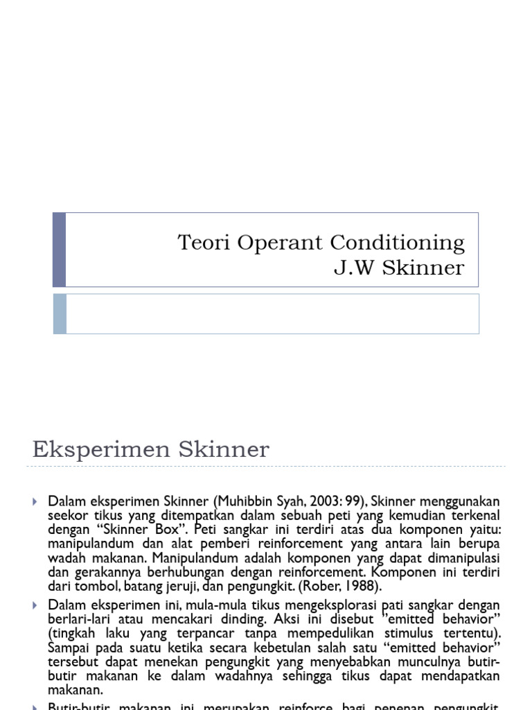 Modul Skinner | PDF